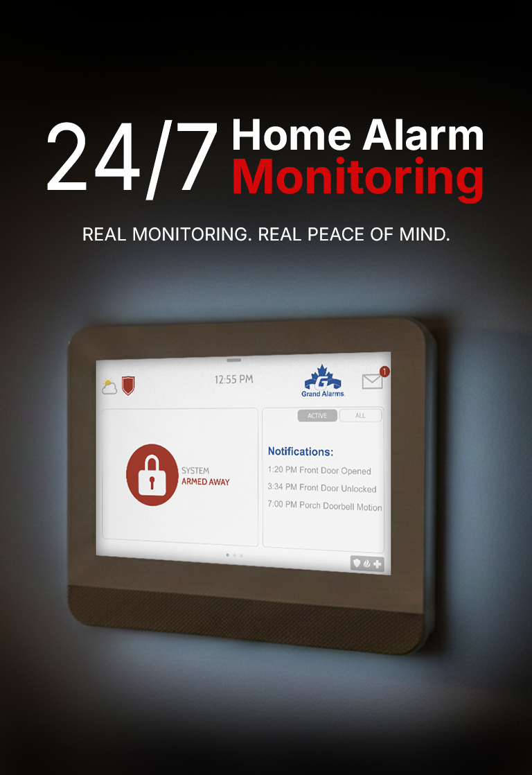 24/7 Home Alarm Monitoring | Grand Alarms